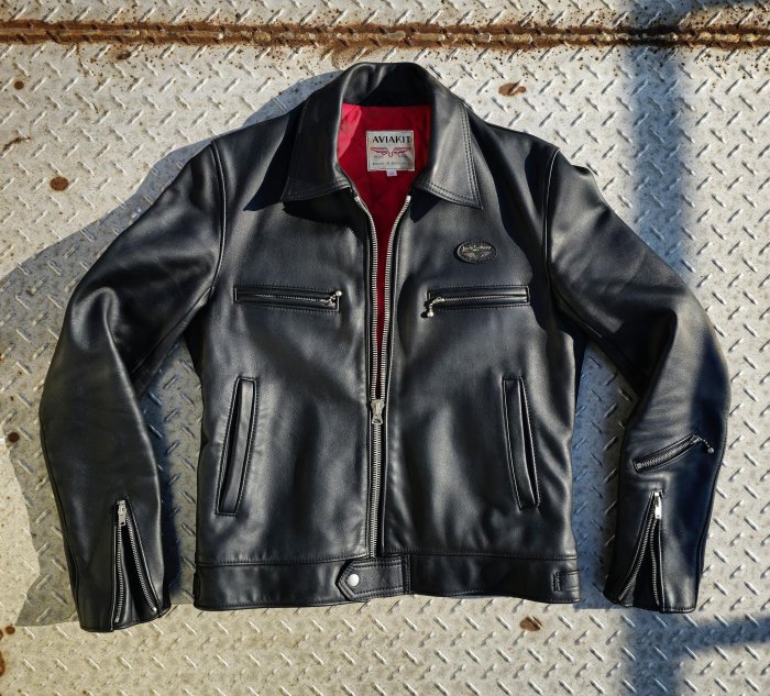 生來狂野一元起標可刷卡二手極新英國製 Lewis Leathers Dominator Jacket 復古英式摩托車騎士夾克外套皮衣No ...