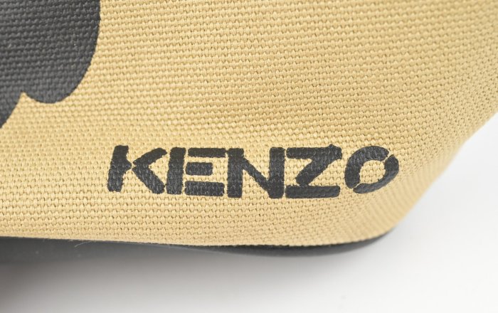 《玖隆蕭松和 挖寶網H》KENZO 帆布 手提包 卡其色 全新 吊牌未拆 (10432) | Yahoo拍賣