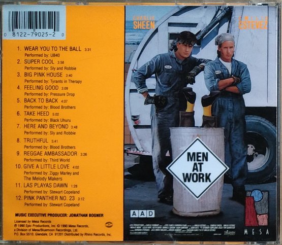 《絕版專賣》玩命雙龍 / Men at Work 電影原聲帶 (美版.無IFPI) | Yahoo拍賣