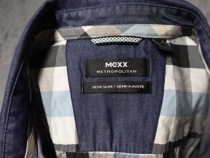 CA 荷蘭品牌 MEXX 深藍 純棉 長袖襯衫 XL號 一元起標無底價D831 | Yahoo拍賣