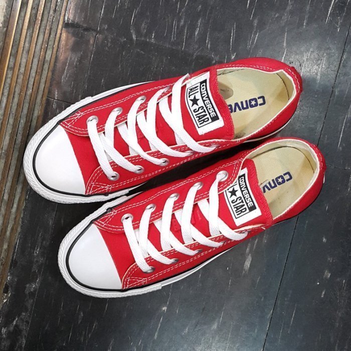Converse Chuk Taylor All Star 基本款 低筒 帆布 紅色 經典款 M9696C | Yahoo拍賣