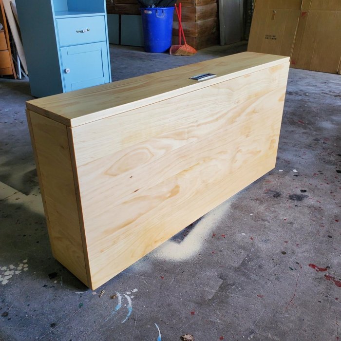 美生活館 客訂 床頭收納箱 上掀式 壁樑櫃 閃樑櫃 訂尺寸寬118 深24 高59 公分, 上掀單門, 全紐松, 淺木 | Yahoo拍賣