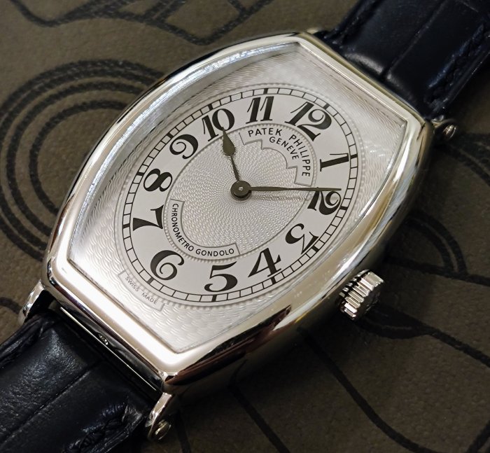 （盒單全/原廠保固中/訂價4折買PP鉑金錶！）Patek Philippe 百達翡麗 Gondolo 5098P | Yahoo拍賣