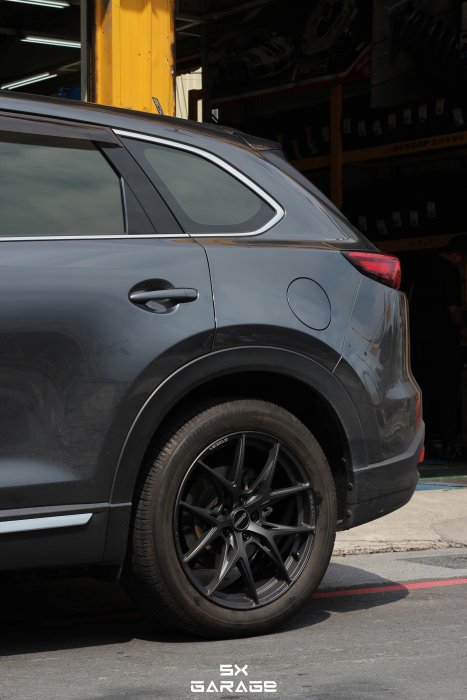 【超鑫國際】 RAYS VV21S 20吋鋁圈 5孔114 5孔108 槍灰 APJ 馬自達 MAZDA CX9 實裝圖 | Yahoo拍賣