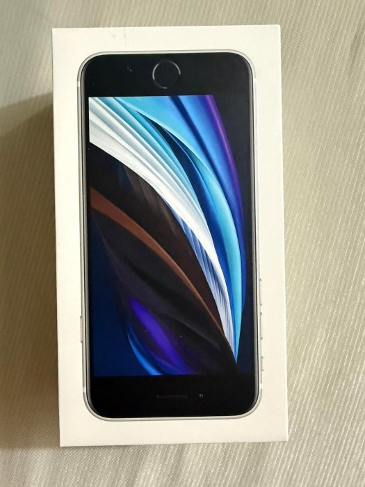 【一元起標】Apple iPhone SE2 128G 4.7吋 白 5G蘋果手機 id已登出 螢幕原彩 電池健康度100% 指紋辨識 品相新 ...
