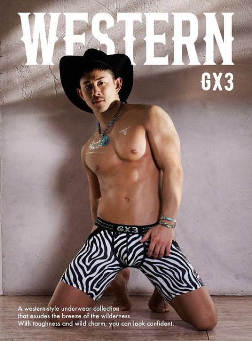 [性感裸比] GX3狂野紳士Western男士仿牛仔縫線黑紅三角褲2件組850元免運(全館滿千現折100元)K2284 | Yahoo拍賣