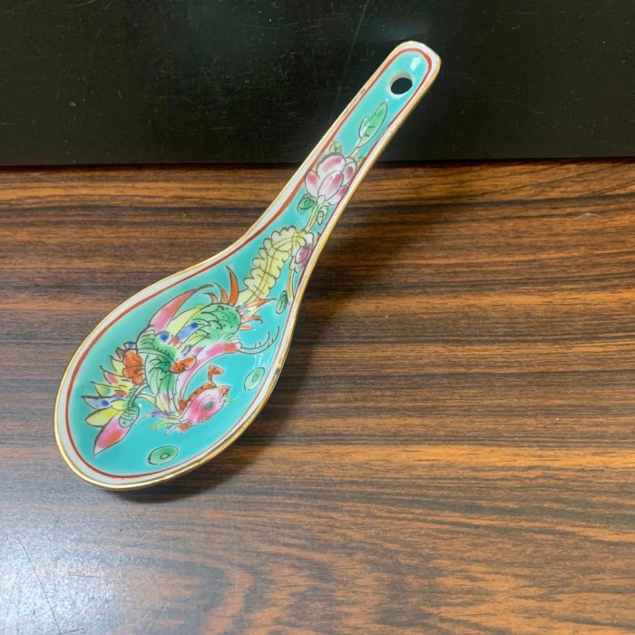 [茶靈王博物院]許順昌造-鳳紋琺瑯彩釉匙[琺瑯彩夢幻傳世文物]120504 | Yahoo拍賣