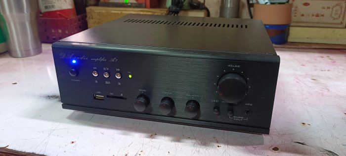 （五角銅板）DA AUDIO A-7鋼砲型綜合擴大機 100W+100W | Yahoo拍賣