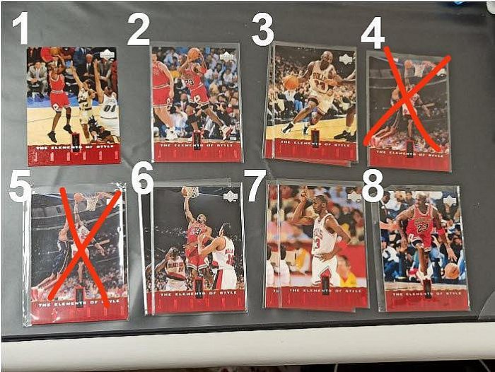 1998 UD upper deck The elements of style MICHAEL Jordan 湊套好幫手 一張80 ...
