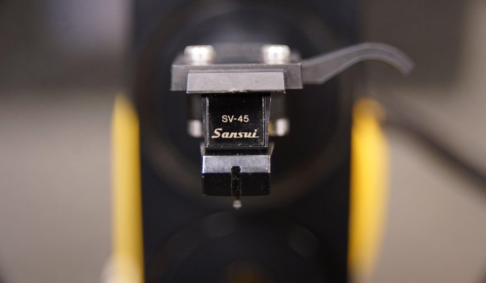 [ 一元音響 ] 少見 日本製 山水 SANSUI SV-45 高階MM唱頭+SANSUI唱頭蓋 一元起標 | Yahoo拍賣