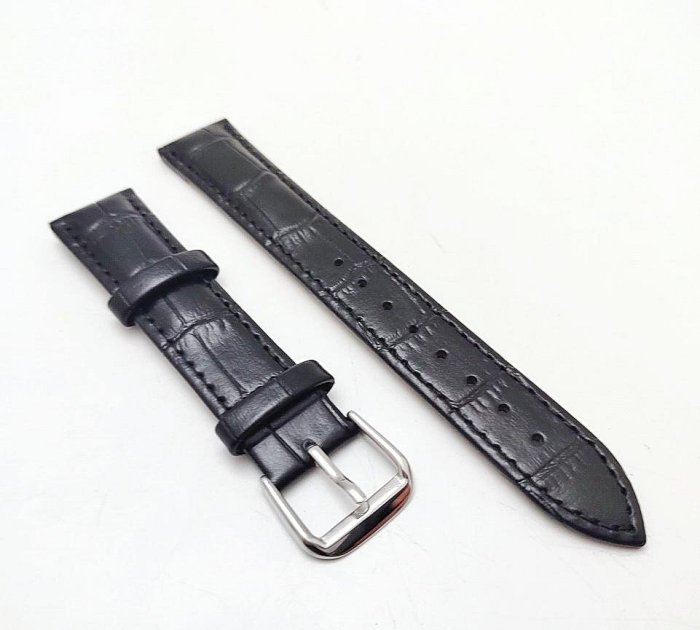 【timekeeper】 全新18mm黑色皮錶帶+拆錶帶工具+錶耳針 | Yahoo拍賣