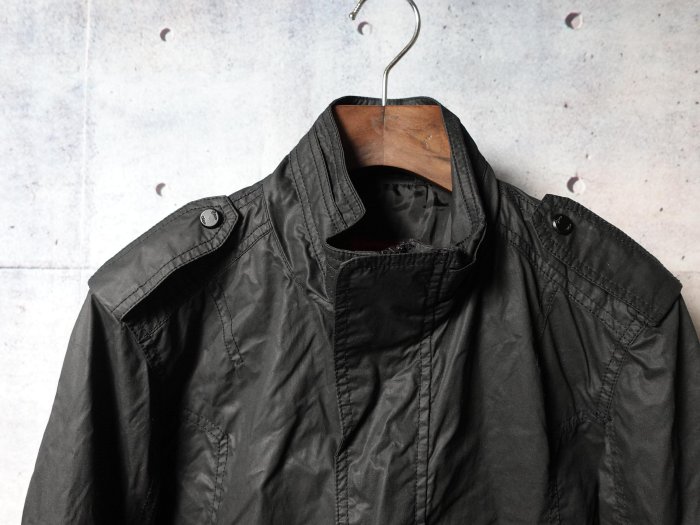 CA 西班牙品牌 ZARA MAN 黑色 軍裝騎士 純棉 休閒夾克 M號 一元起標無底價B792 | Yahoo拍賣