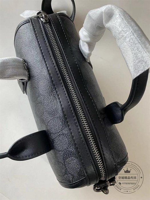 空姐精品代購 限時免運 COACH CA186 COTHAM 蔻馳熱賣新款 枕頭包 24號行李包 波士頓 單肩斜挎 側背手提包 男女通用 時尚 ...