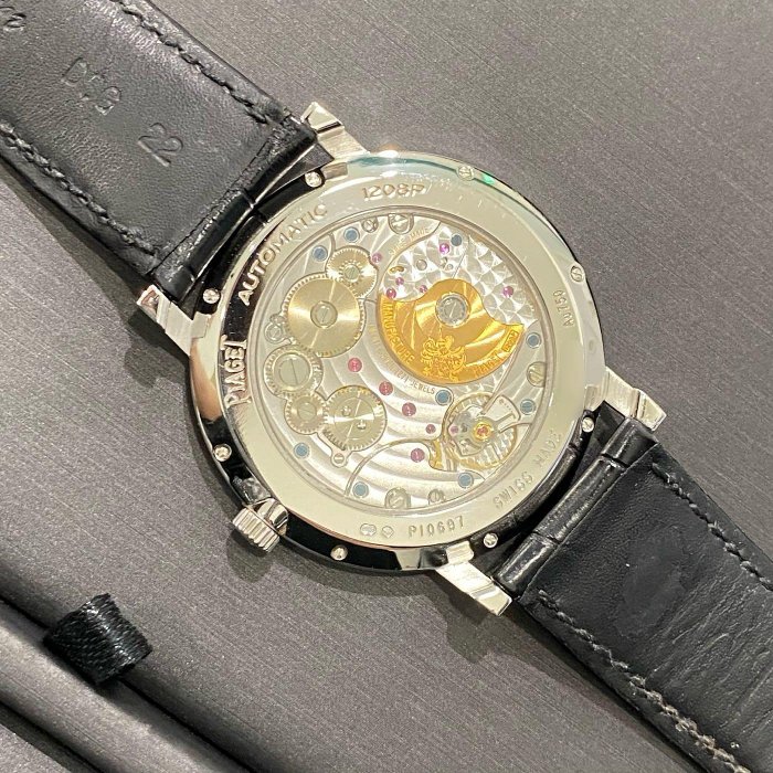 金運名錶當舖 PIAGET 伯爵 A11 P10697 超薄腕錶 750白金 43mm 自動機芯1208P 單錶現貨1827 Altiplano 775000 | Yahoo拍賣