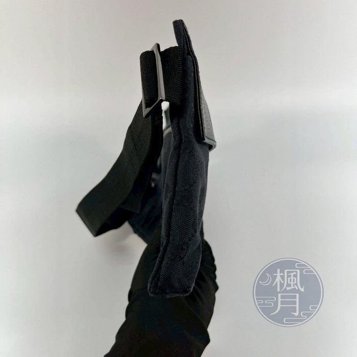 【一元起標 10/31】GUCCI 28566 黑GG帆布腰包 | Yahoo拍賣
