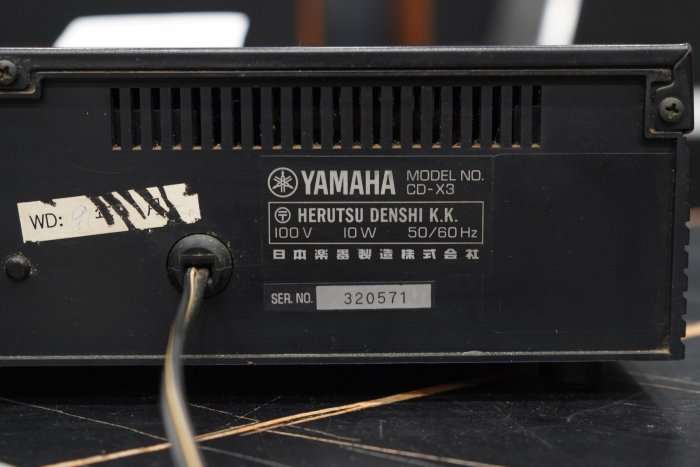 【夢響音響工作室】 注意！！此標當故障品競標 故障的YAMAHA CD-X3 CD播放機 一元起標！！ | Yahoo拍賣