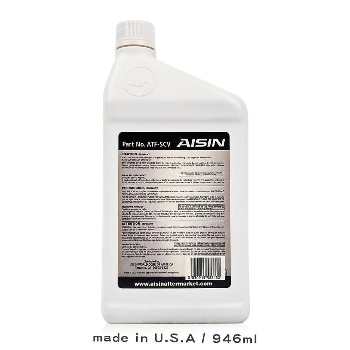 Aisin 愛信 SUBARU 速霸陸 CVTF-II J4 變速箱油【美規】【庫柏蒂諾】 | Yahoo拍賣