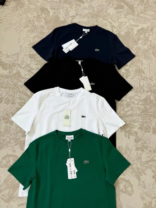 550特價福利少量LACOSTE鰐魚同款經典款小標刺繡布貼落肩款男裝短袖 S-3XL | Yahoo拍賣