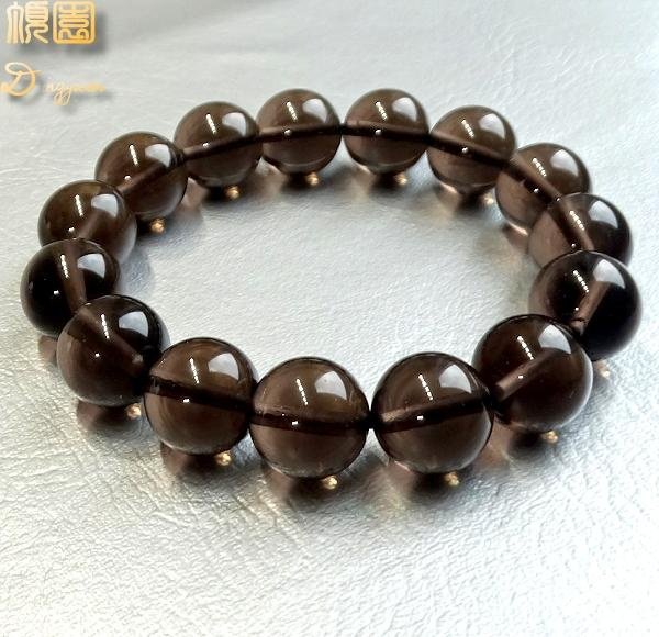 ＊頂園翡翠＊《特透天然透光黑曜石手珠》隨機出貨 一元起標 | Yahoo拍賣