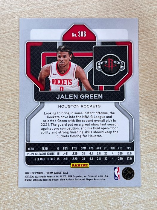 Jalen Green PRIZM 2021-22 新人 RC 588 | Yahoo拍賣