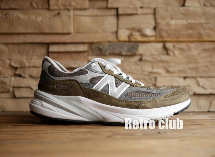 Retro CLUB【一元起標】【二手】美國 NEW BALANCE U990OG6 990v6 美製 墨綠 麂皮 復古慢跑鞋 F25433 ...