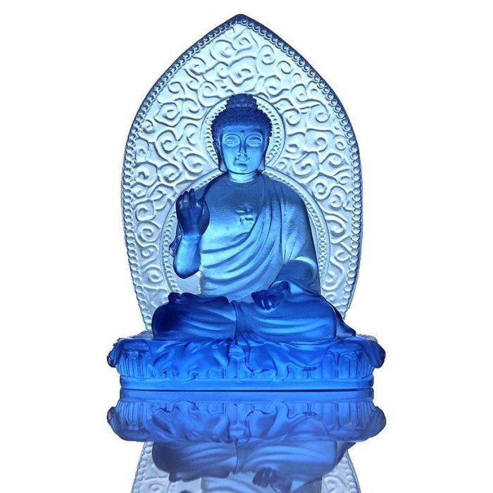 【睿智精品】琉璃藥師佛 南無藥師琉璃光如來 法像莊嚴（GA-2144） | Yahoo拍賣