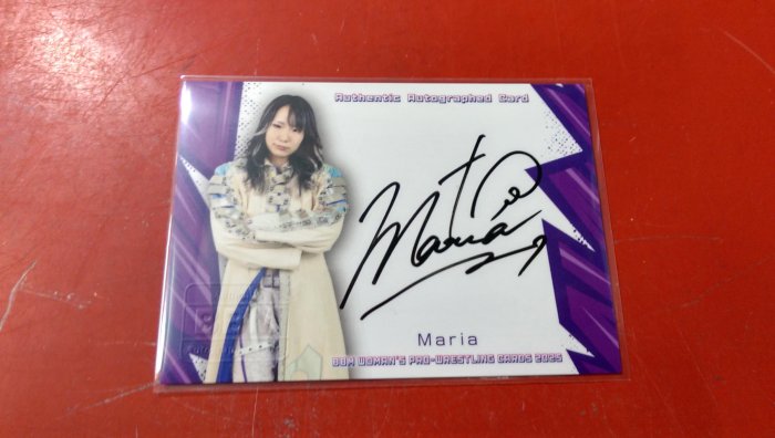 吳日】2025 BBM 職業女子摔角系列【 Maria】簽名卡 92/100 | Yahoo拍賣