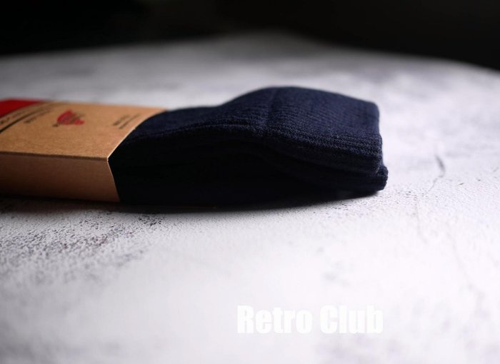Retro CLUB【一元起標】【全新】美國百年品牌 Red Wing Boot Socks 美國製 海軍藍 長襪 B25804 | Yahoo拍賣