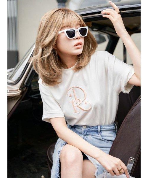 【WildLady】特 日本日系質感休閒圓領刺繡字母短袖寬鬆休閒T恤 上衣DARICH | Yahoo拍賣