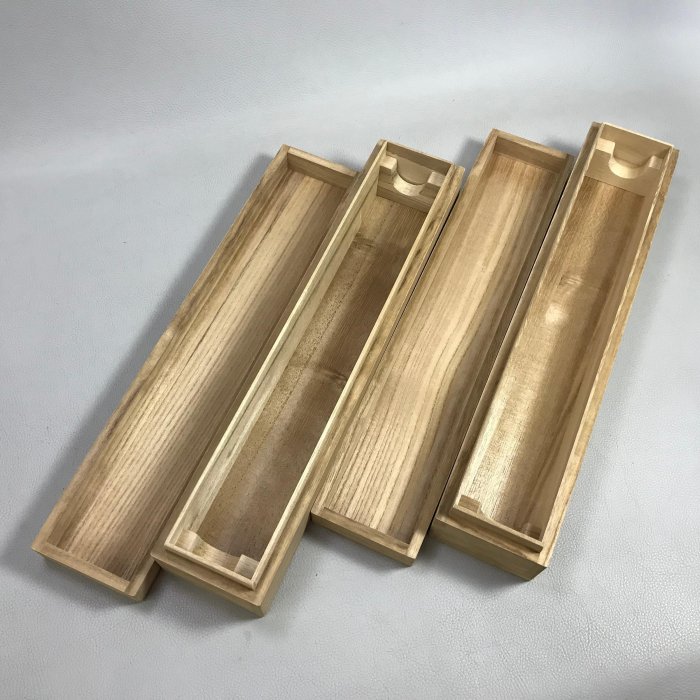 【藏舊尋寶屋】老日本 畫軸用空箱/裝畫的收納盒/空梧桐木箱 空木箱 2入組※2506260509416-22J※ | Yahoo拍賣