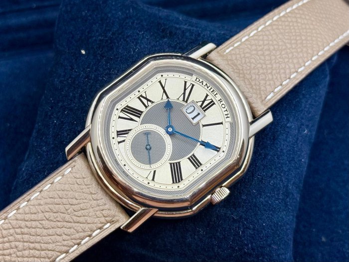 ~路米名品~ 稀少 DR Daniel Roth Datomax 大日期窗 18K 白金 208.X.40 透背 K金自動盤 絕版 大全套 ...