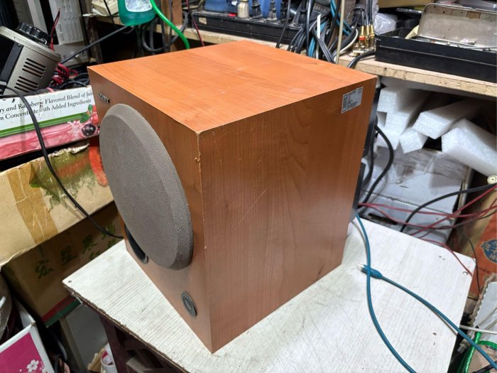低價起標！零件機...sony sa-wm250 8寸主動式超低音...1007 | Yahoo拍賣
