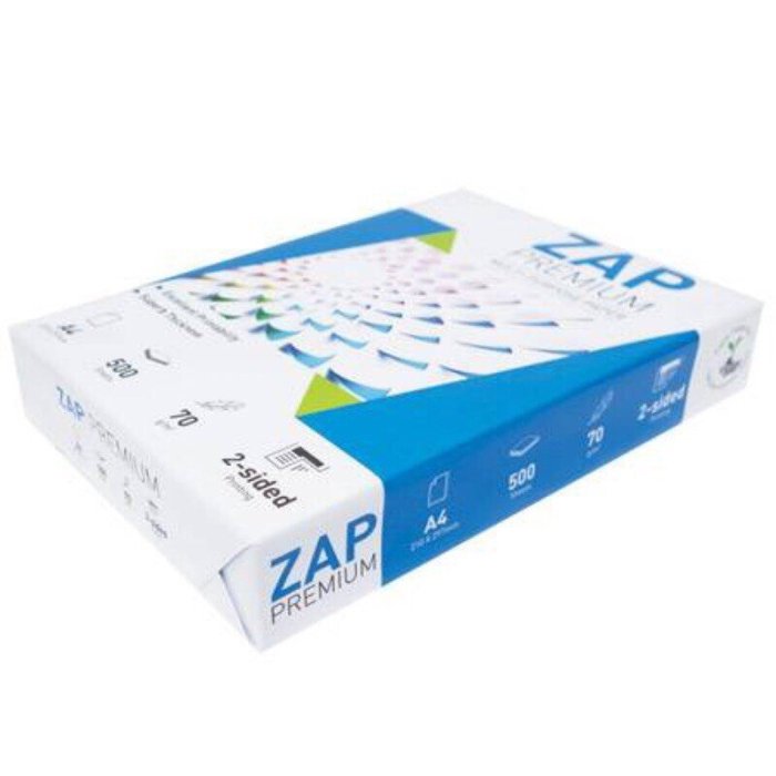 現貨】ZAP A4 影印紙 70磅 500張 影印 列印 雷射 噴墨 專用 A4紙 參 DOUBLE A | Yahoo拍賣