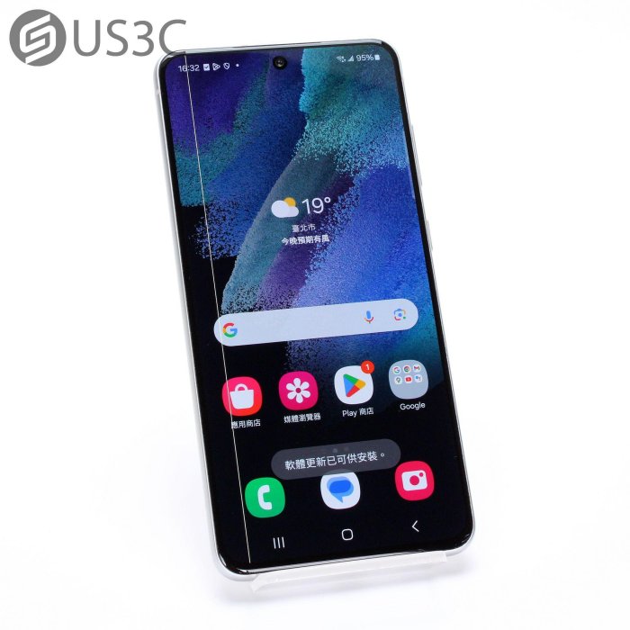 【US3C-台南店】【一元起標】Samsung Galaxy S21 FE 5G SM-G9900 8G/256G 5G 6.4吋 幻影白 後 ...
