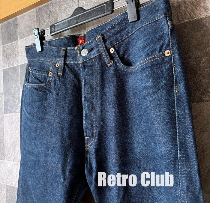 Retro CLUB【一元起標】【二手】日本 Resolute 710 日本製 修身直筒復刻 原色牛仔褲 美式風格 常春藤學院風 ...