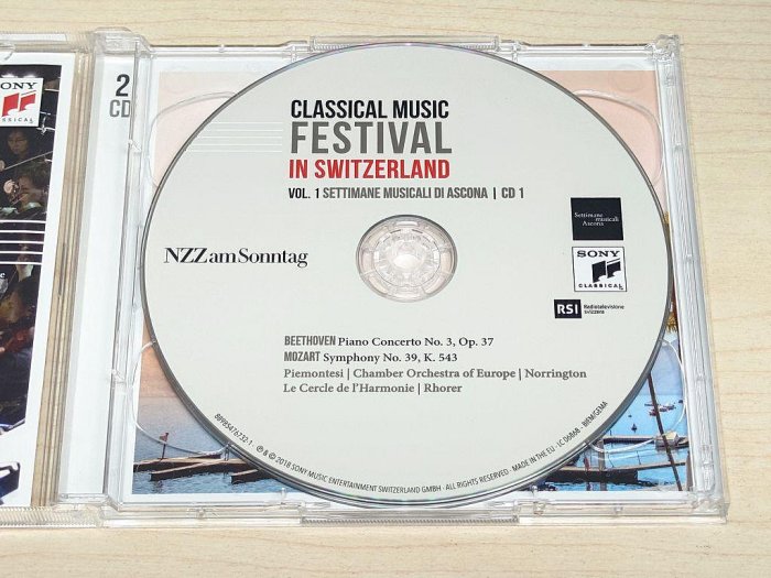 【駱克二手古典CD】CLASSICAL MUSIC FESTIVAL IN SWITZERLAND 13CD 解說壓痕 附紙盒 CD2環狀刮傷 不影響播放 | Yahoo拍賣