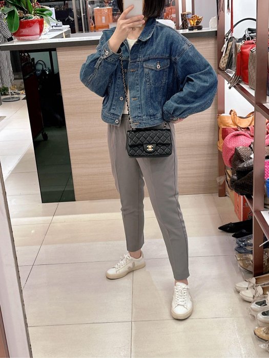 ⭐️ 香榭屋精品店 ⭐️ CHANEL MINI COCO 20 香奈兒黑色菱格紋羊皮金釦斜背包 CF20 A69900 (B5932) 未使用商品 | Yahoo拍賣