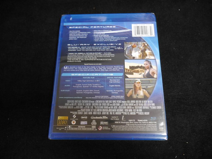 【阿輝の古物】藍光電影BD_Resident Evil :Extinction_未拆封_#E25_1元起標無底價 | Yahoo拍賣