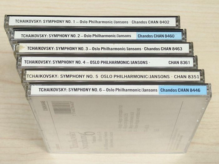 【駱克二手古典CD】TCHAIKOVSKY SYM 1-6 JANSONS 6CD 西德銀圈版 CD2&4&6 BY PDO 專輯頁黃斑&壓痕 無IFPI | Yahoo拍賣