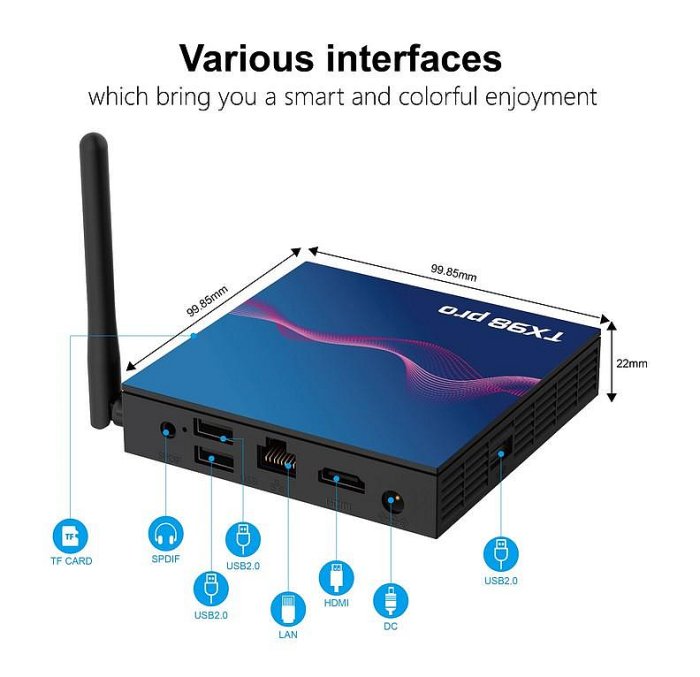 TV-BOX,免費台灣直播,安卓TV,免費網路第四台,TX98 PRO 4G+64G網路電視盒 | Yahoo拍賣
