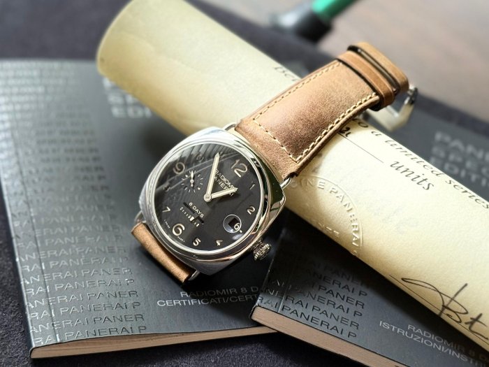 ~路米名品~ 已交流 Panerai Radiomir 8 Days PAM00409 8日 手上鍊機芯 日內瓦專賣店限量款 409 | Yahoo拍賣