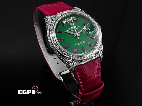 2023年 ROLEX 勞力士 Oyster Perpetual Day-Date 36 DD36 128459TBR 隱藏目錄款 ...