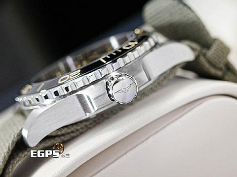 LONGINES 浪琴 HydroConquest GMT 康卡斯 深海征服者 L37904062綠色太陽紋面盤 合成纖維紡織錶帶 ...
