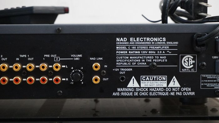 【啓晟音響】經典美聲NAD C160 2聲道前級擴大機 | Yahoo拍賣