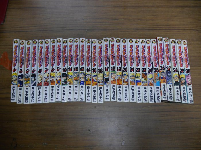 【阿輝の古物】二手書/漫畫_火影忍者 1-30集_缺第5集_岸本齊史_部分第1刷_多泛黃 髒污 摺痕_東立出版_#E23 | Yahoo拍賣