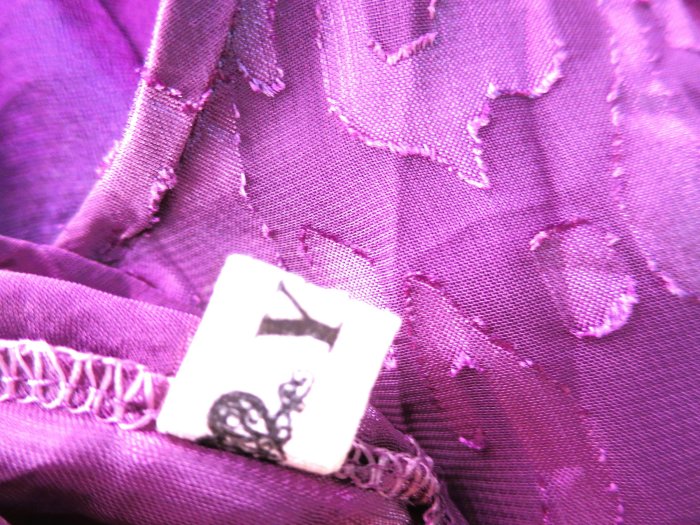 ＊私房精選＊99起標無底價＊紫色緹花七分袖雪紡洋裝3085 | Yahoo拍賣