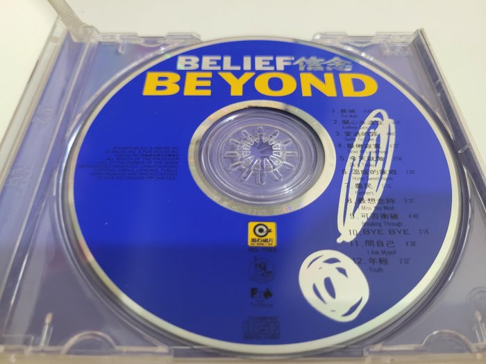 BEYOND 信念 專輯 片新無文 有IFPI | Yahoo拍賣
