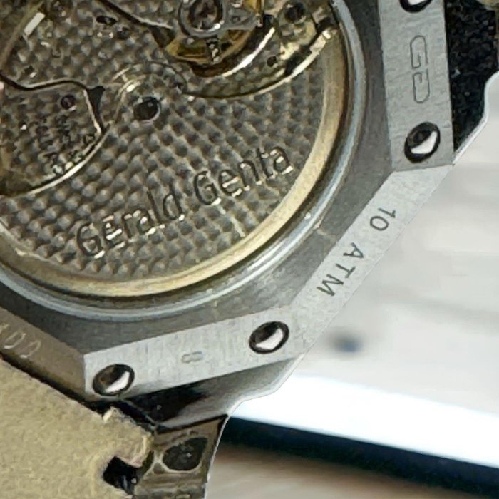 樂時計 絕版商品 18白K金 GG 錶 Gerald Genta Octo Biretro OBR X.60 手錶 少見原廠滿天星面盤 39mm | Yahoo拍賣