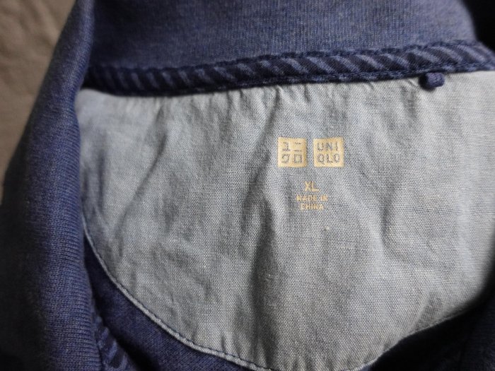 CA 日本品牌 UNIQLO 藍色 短袖polo衫 XL號 一元起標無底價E329 | Yahoo拍賣