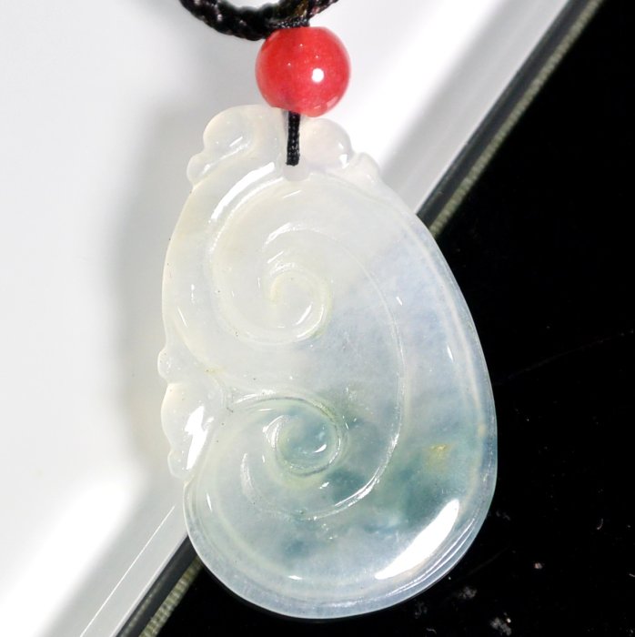 [天閣] 緬甸如意玉珮 翡翠 冰糯種 A貨 202101-025 046 | Yahoo拍賣